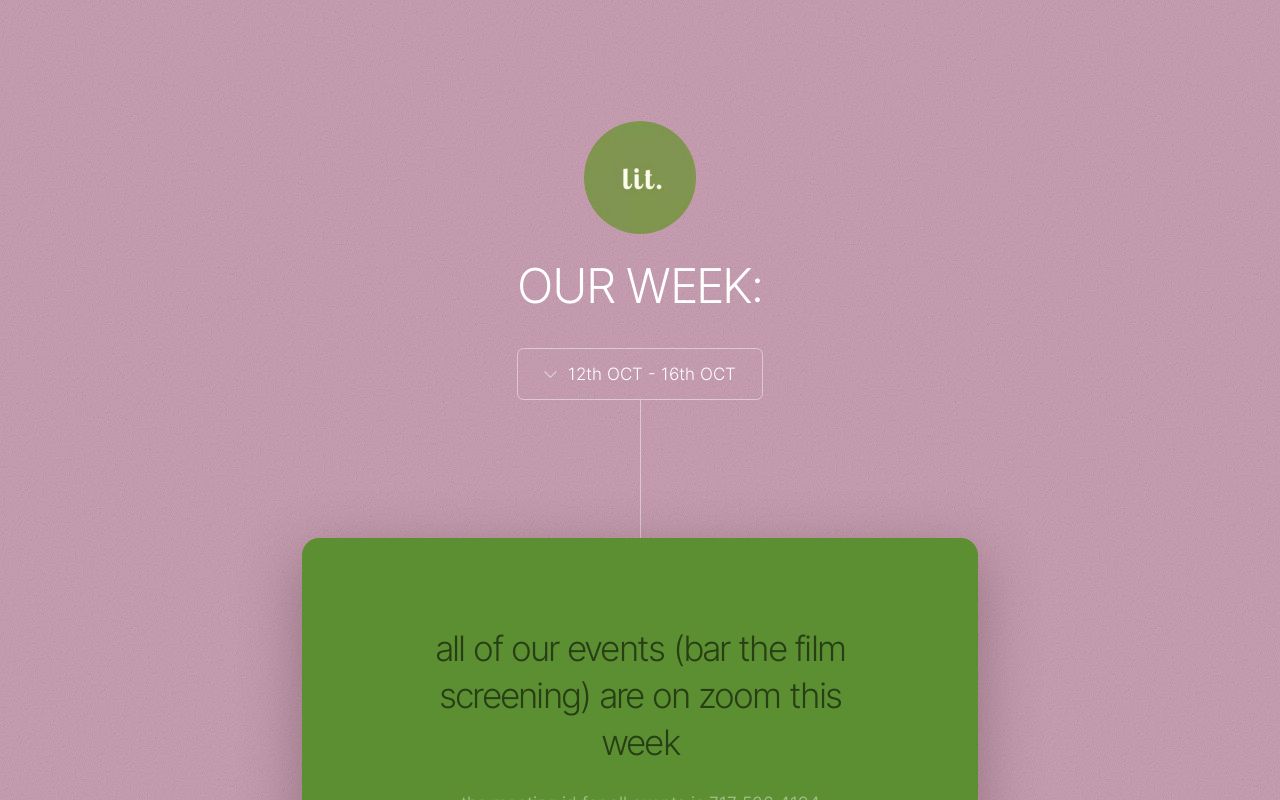 lit soc events